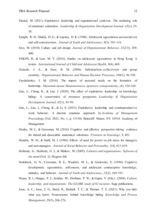 Exploitative leadership and individualism | PDF