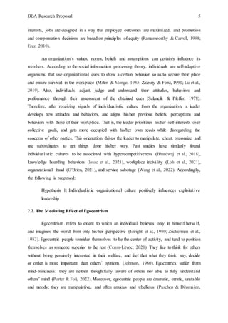 Exploitative leadership and individualism | PDF