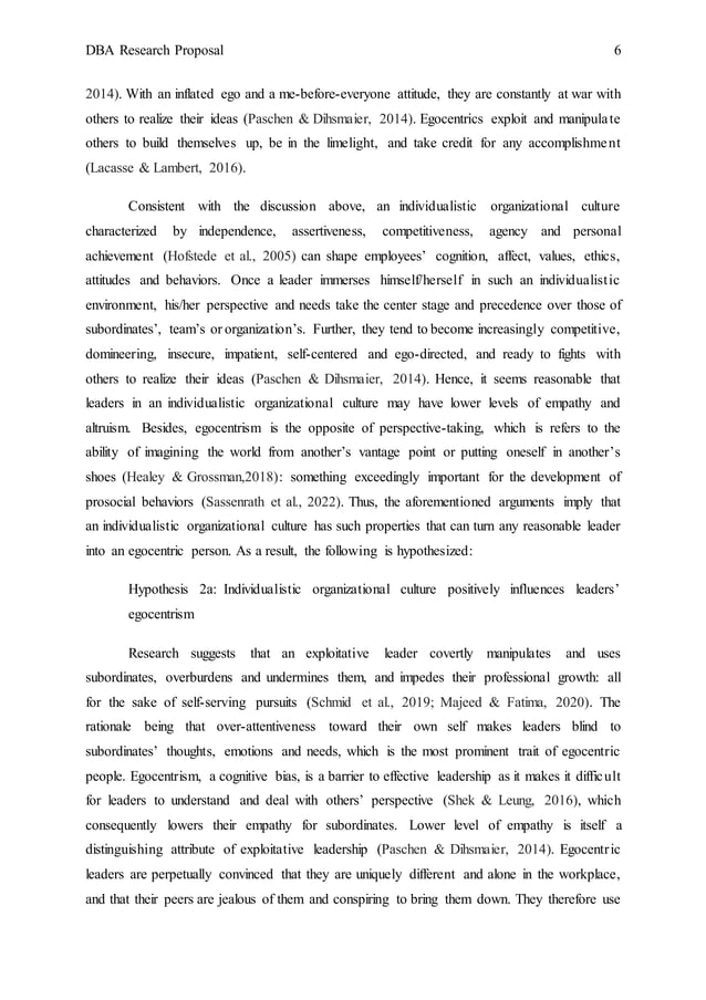 Exploitative leadership and individualism | PDF