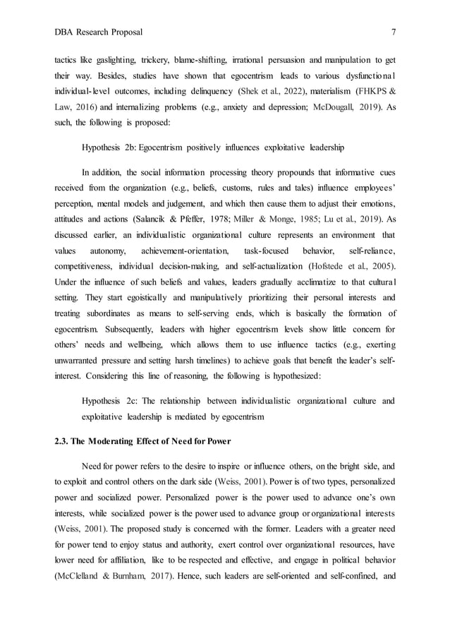 Exploitative leadership and individualism | PDF