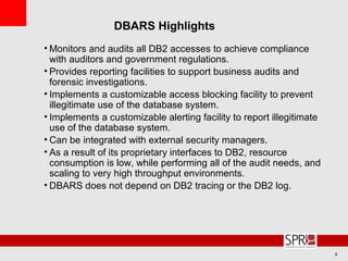 Auditing DB2 on z/OS with DBARS | PPT