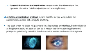 Dynamic Behavior Authentication System | PPT