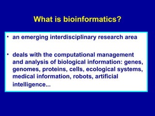 bioinfomatics | PPT