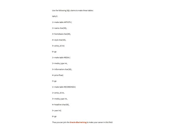 Dba sql topics | PPT