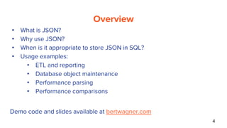 DBAs vs Developers - JSON in SQL Server | PPT