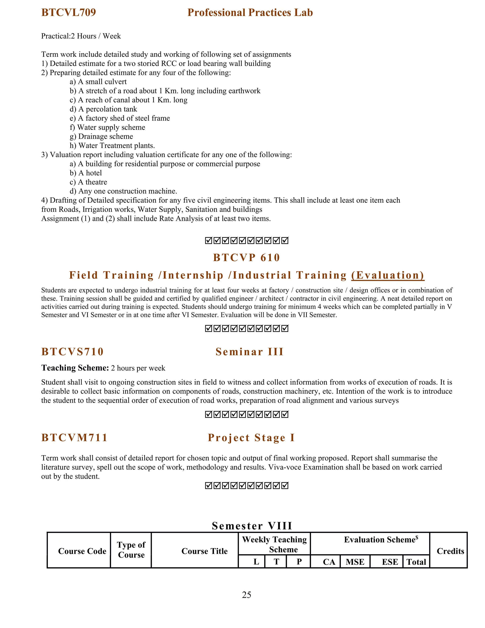 DBATU Civil Engineering Syllabus 2023-24 | PDF