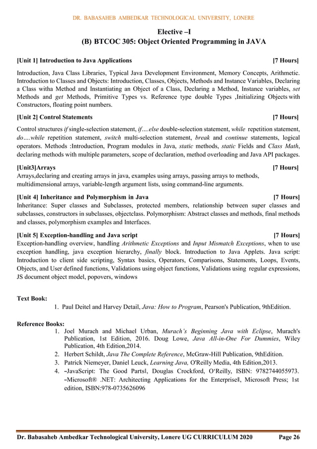 Dbatu syllabus basic human rights of SY computer science & engineering of DBATU | PDF