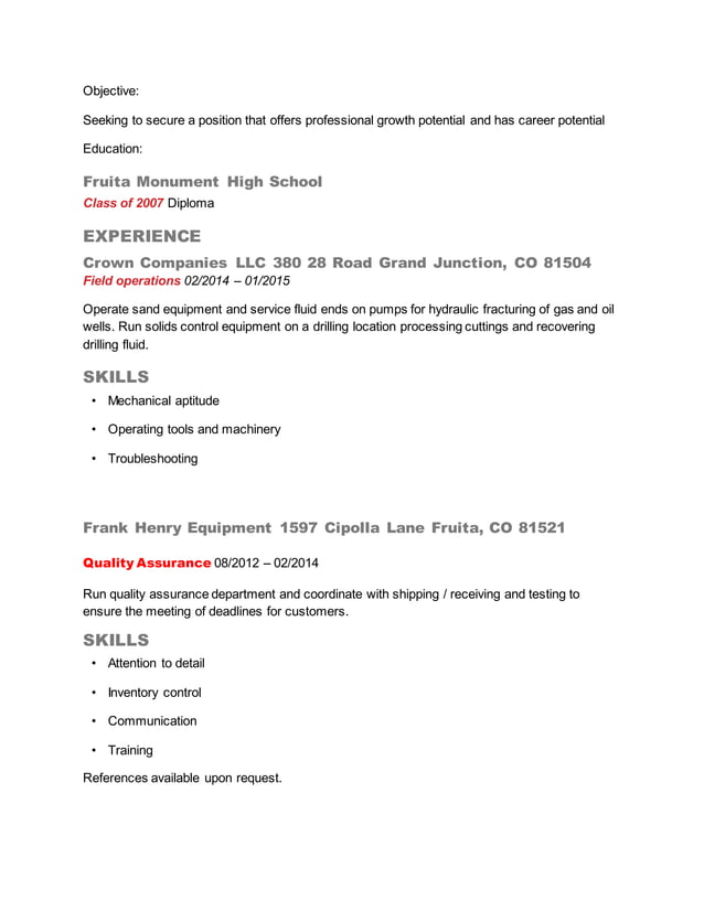 Daniel Resume' New | DOCX