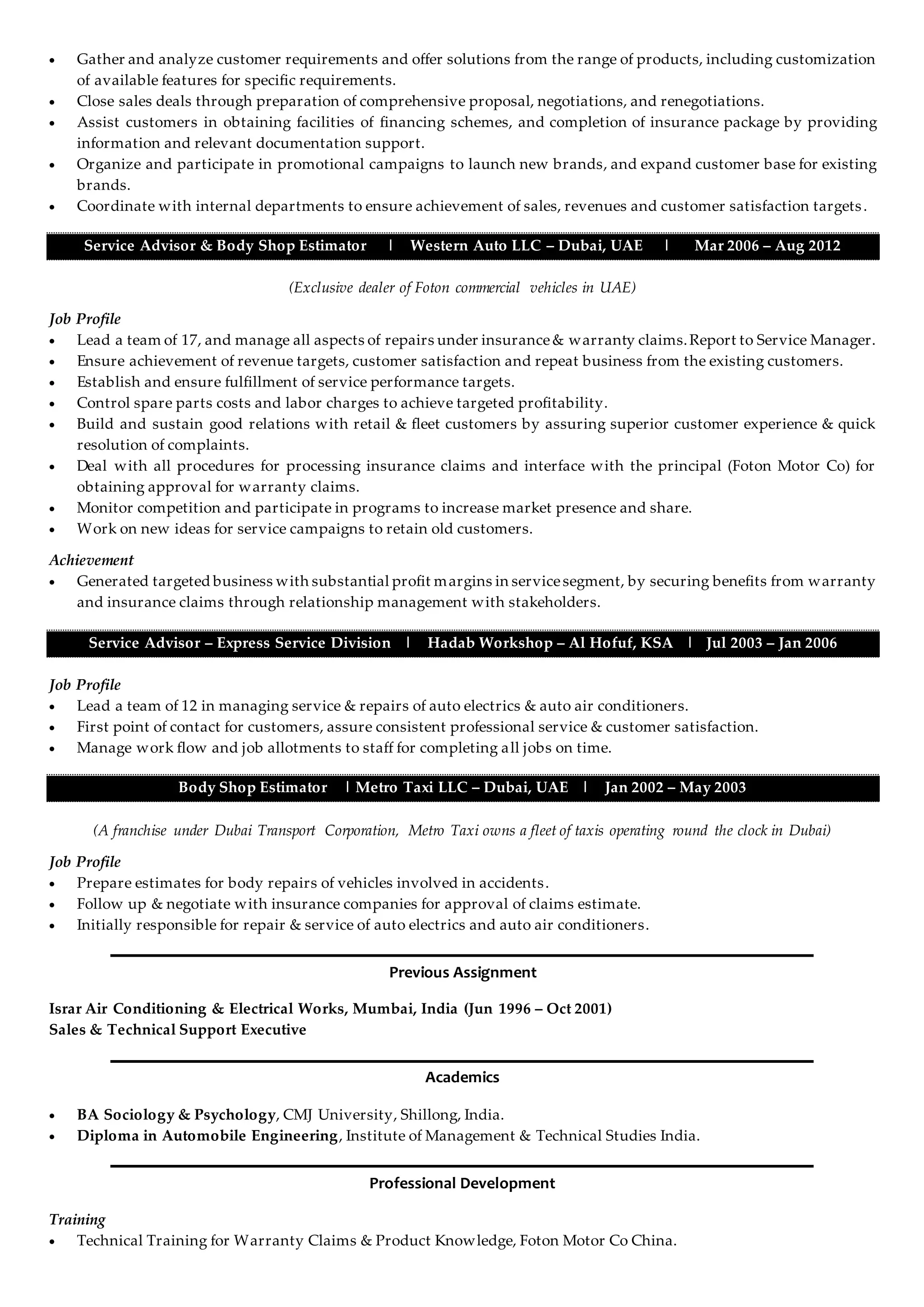 Resume - Junaid Zahiruddin Dustay ok | DOCX