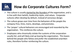 Understanding and Assessing Corporate Culture | PPTX
