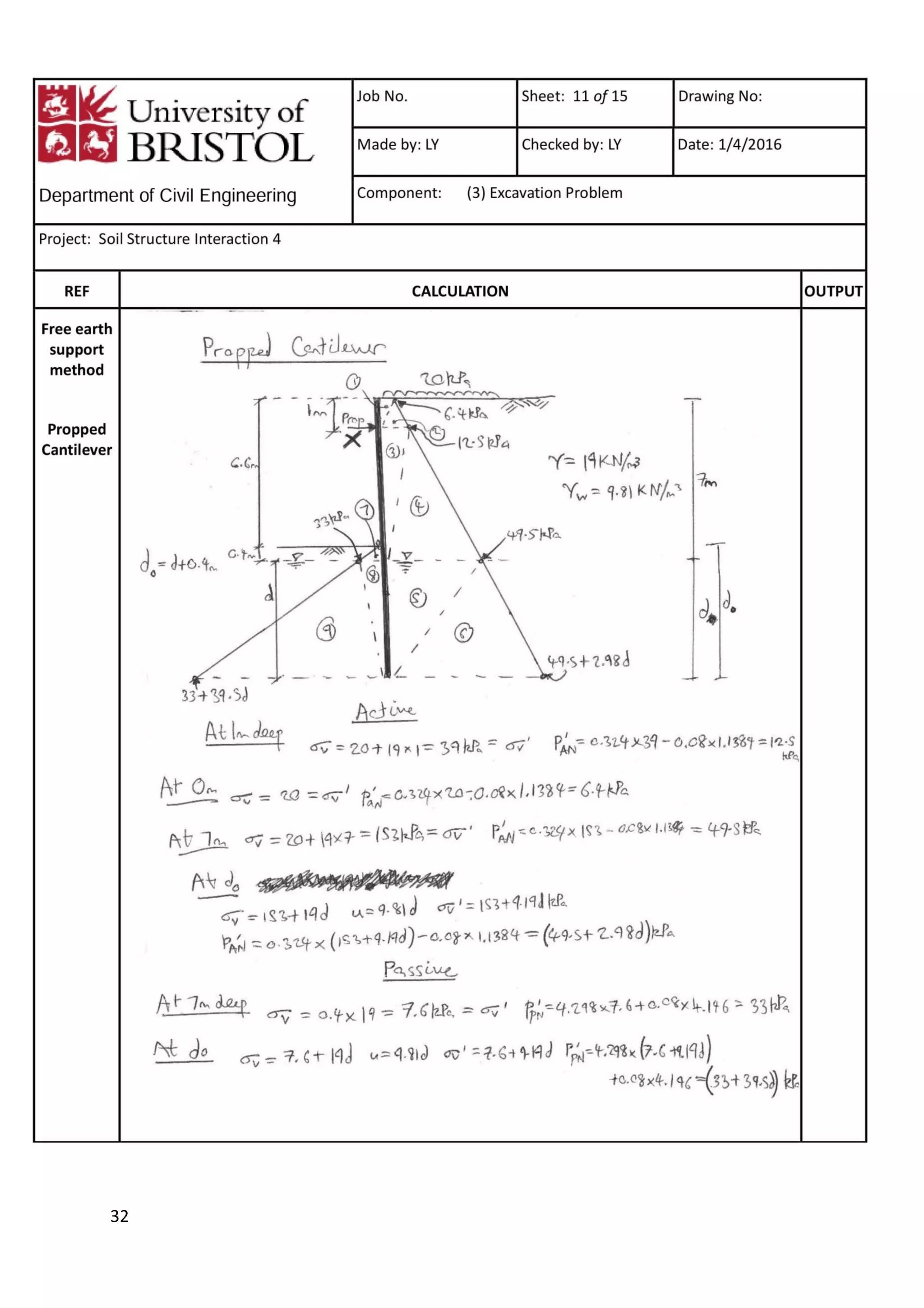 Soil-Structure-Interaction-4-Coursework---Leo-Youngman-15-16 | PDF