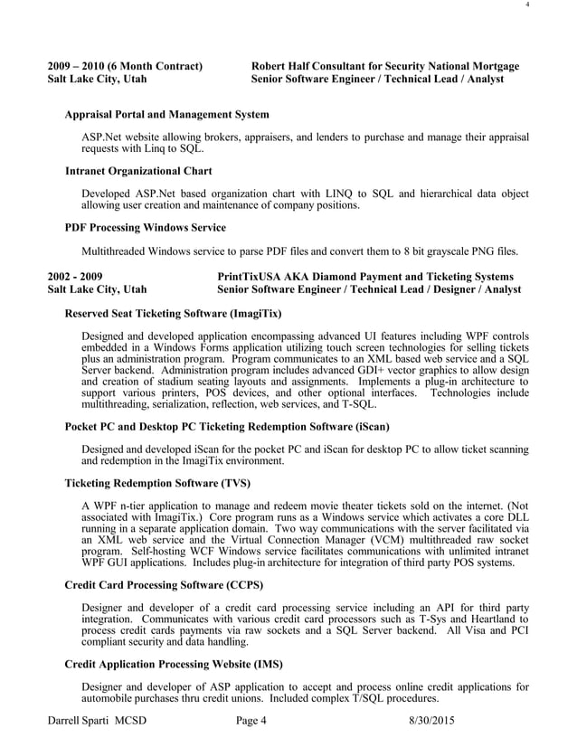 Darrell's Resume | PDF