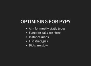Magically run your code faster with PyPy | PPT | Free Download
