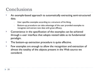DEByE─Data Extraction By Example | PPT
