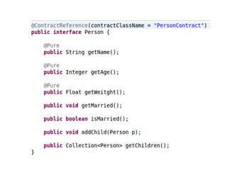 Design by contract lightning talk | PDF | Programming Languages | Computing