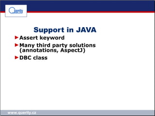 Design by contract | PPT