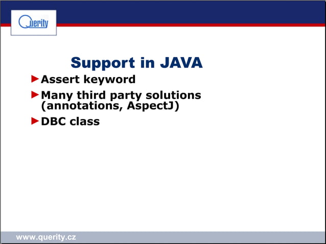 Design by contract | PPT | Web Development | Internet