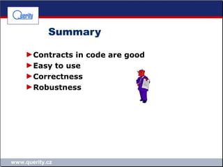 Design by contract | PPT