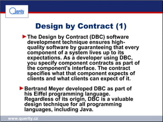 Design by contract | PPT