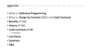 Design by Contract | Code Contracts in C# .NET