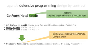 Design by Contract | Code Contracts in C# .NET