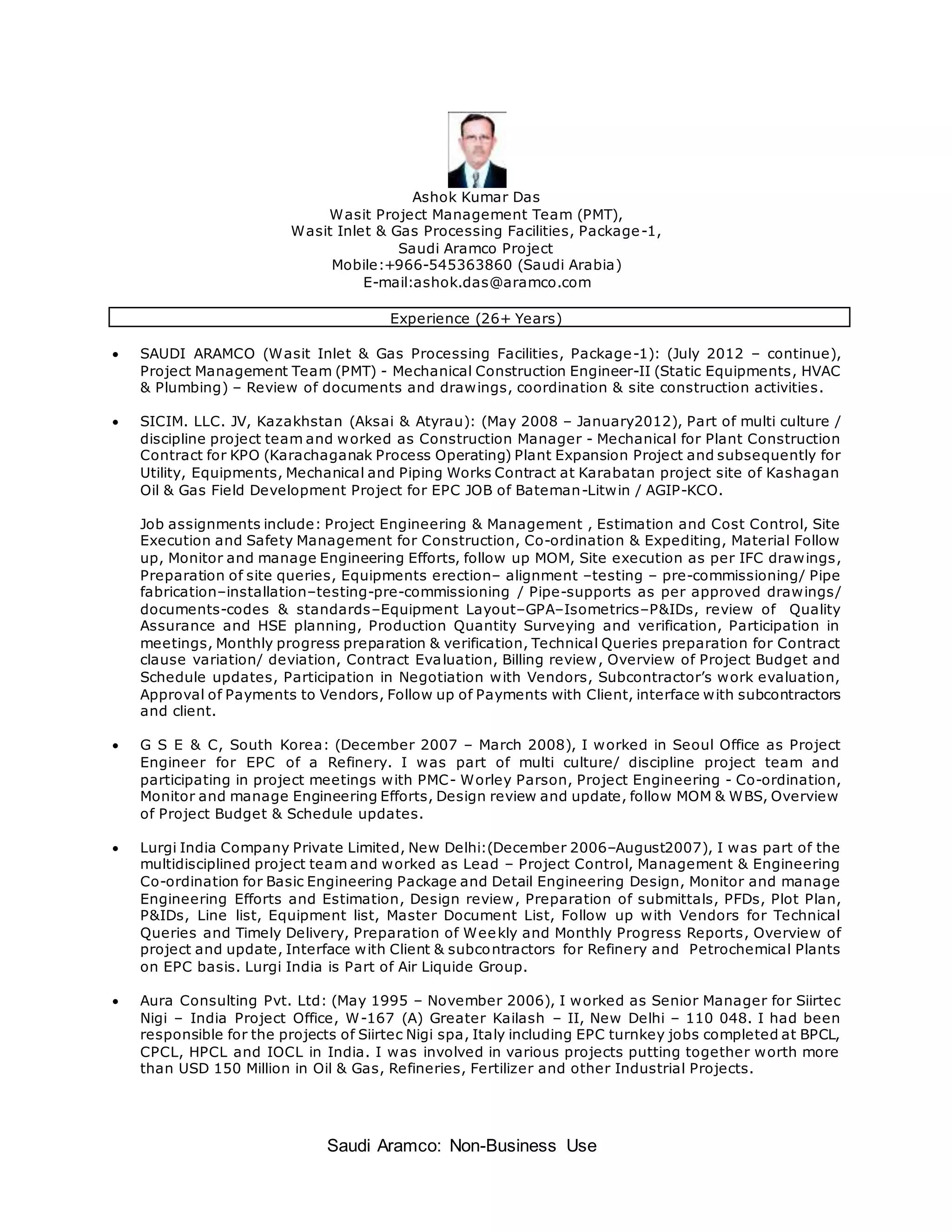 Ashok Kumar Das-Biodata | DOCX