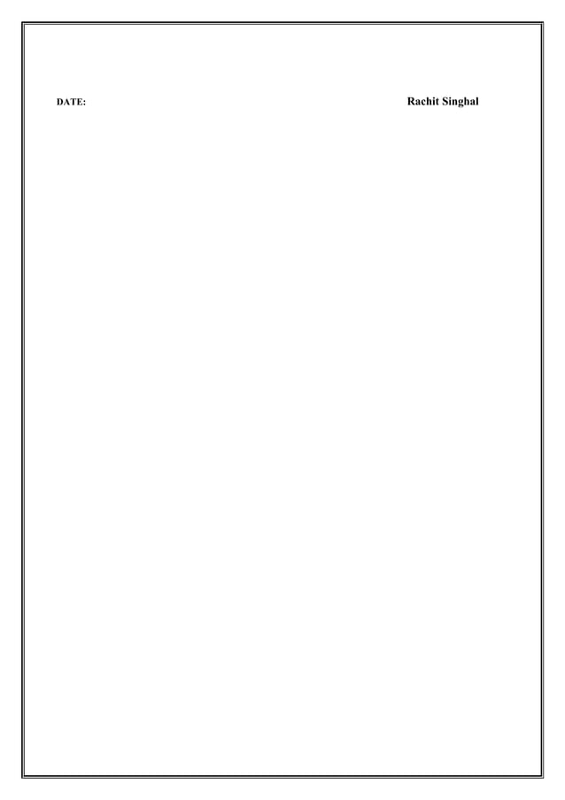 RACHIT_SINGHAL_Resume | PDF