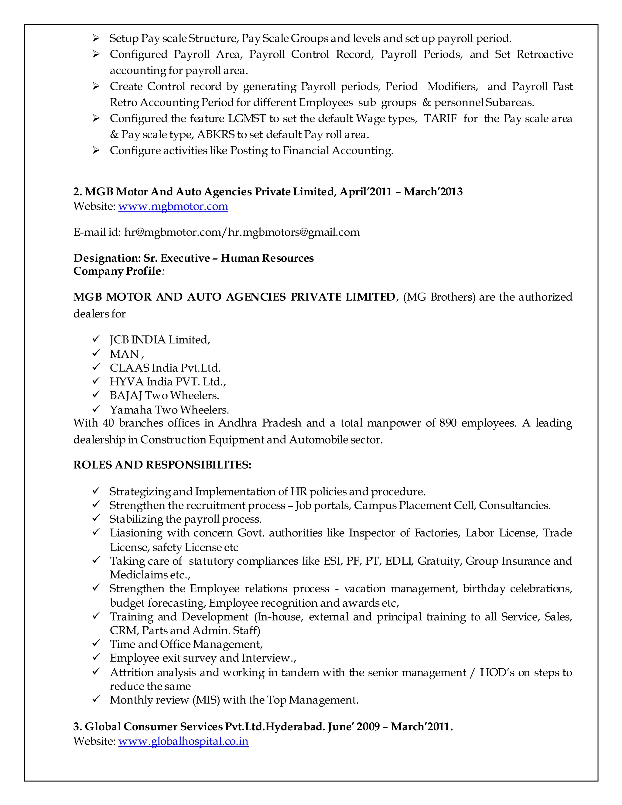 B Suresh Kumar Resume | DOCX