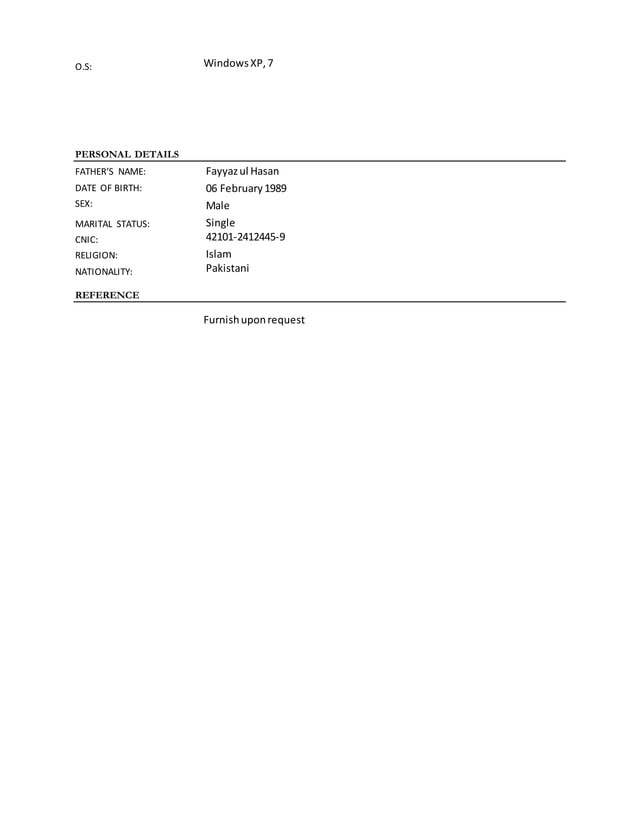 Haris Resume. | PDF