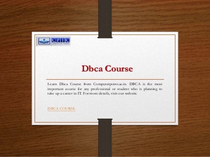 Dbca Course Computerpoint.ac.in.pptx