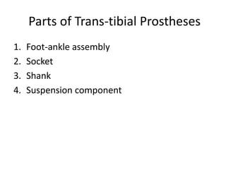 prosthetics | PPTX