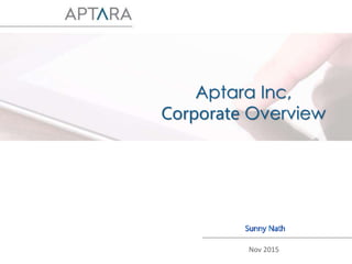 Aptara Overview.... Introduction | PPT