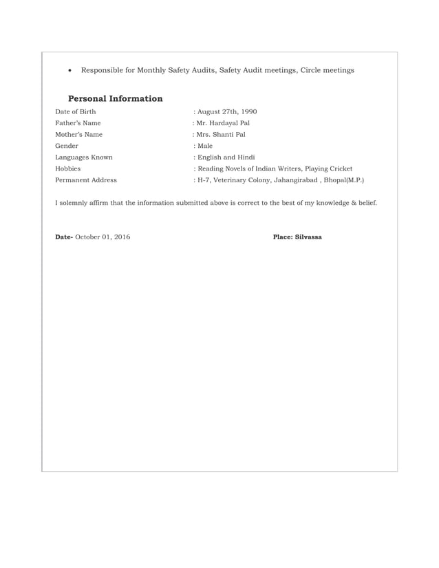 deepak pal Resume (2) | DOC