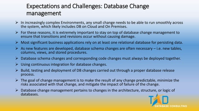Db change management automation:- Devops and Ansible | PPT