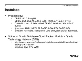 Database Cloud Backup DEMO | PDF