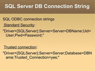 OLE-DB vs ODBC | PPT