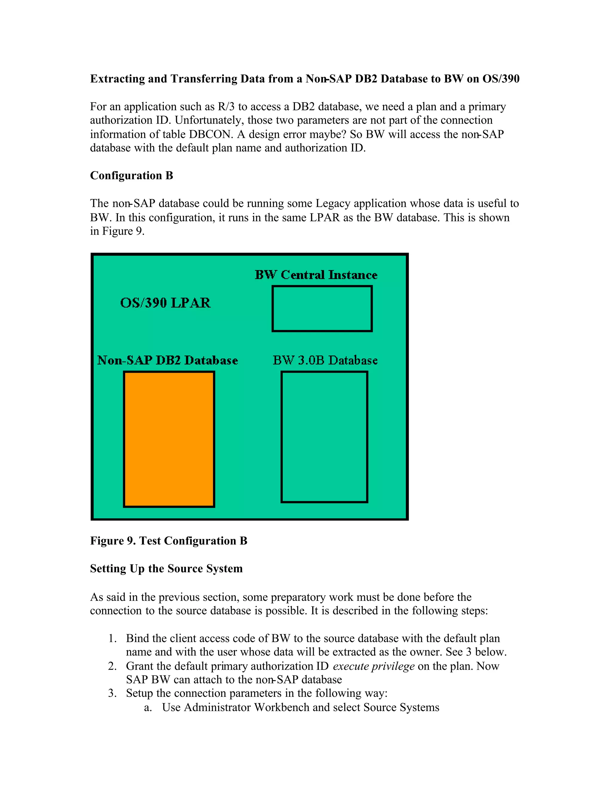 SAP BW connect db | PDF