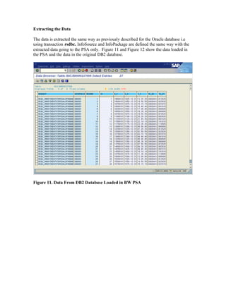 SAP BW connect db | PDF | Databases | Computer Software and Applications