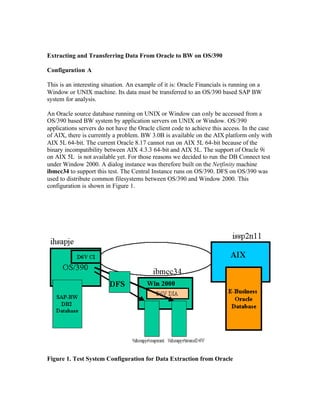 SAP BW connect db | PDF | Databases | Computer Software and Applications