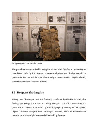 DB Cooper Uncovered? 1971 Hijacking Mystery Revisited | PDF