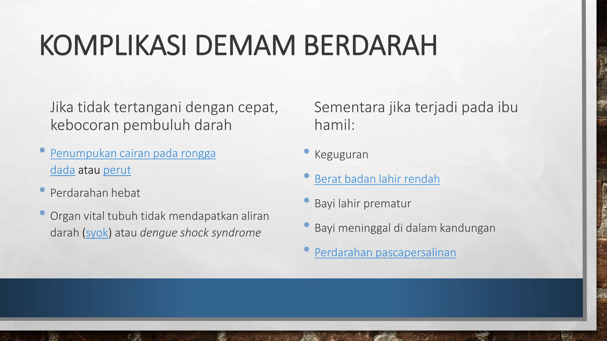 PPT PENYULUHAN TENTANG DEMAM BERDARAH DENGUE | PPTX