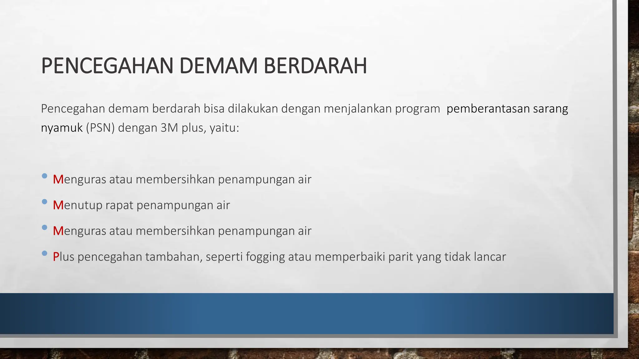 PPT PENYULUHAN TENTANG DEMAM BERDARAH DENGUE | PPTX