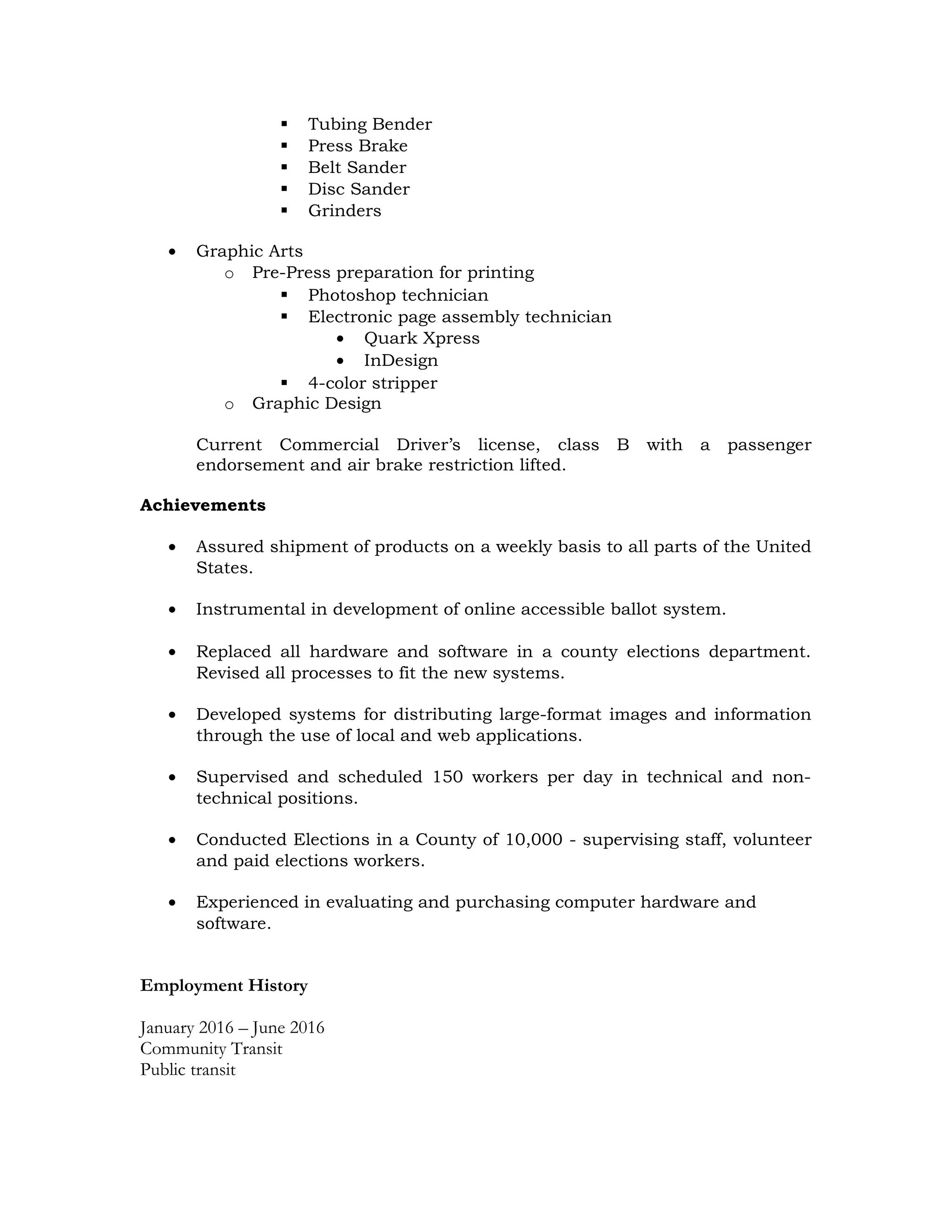 Daniel Gillespie Resume | DOC