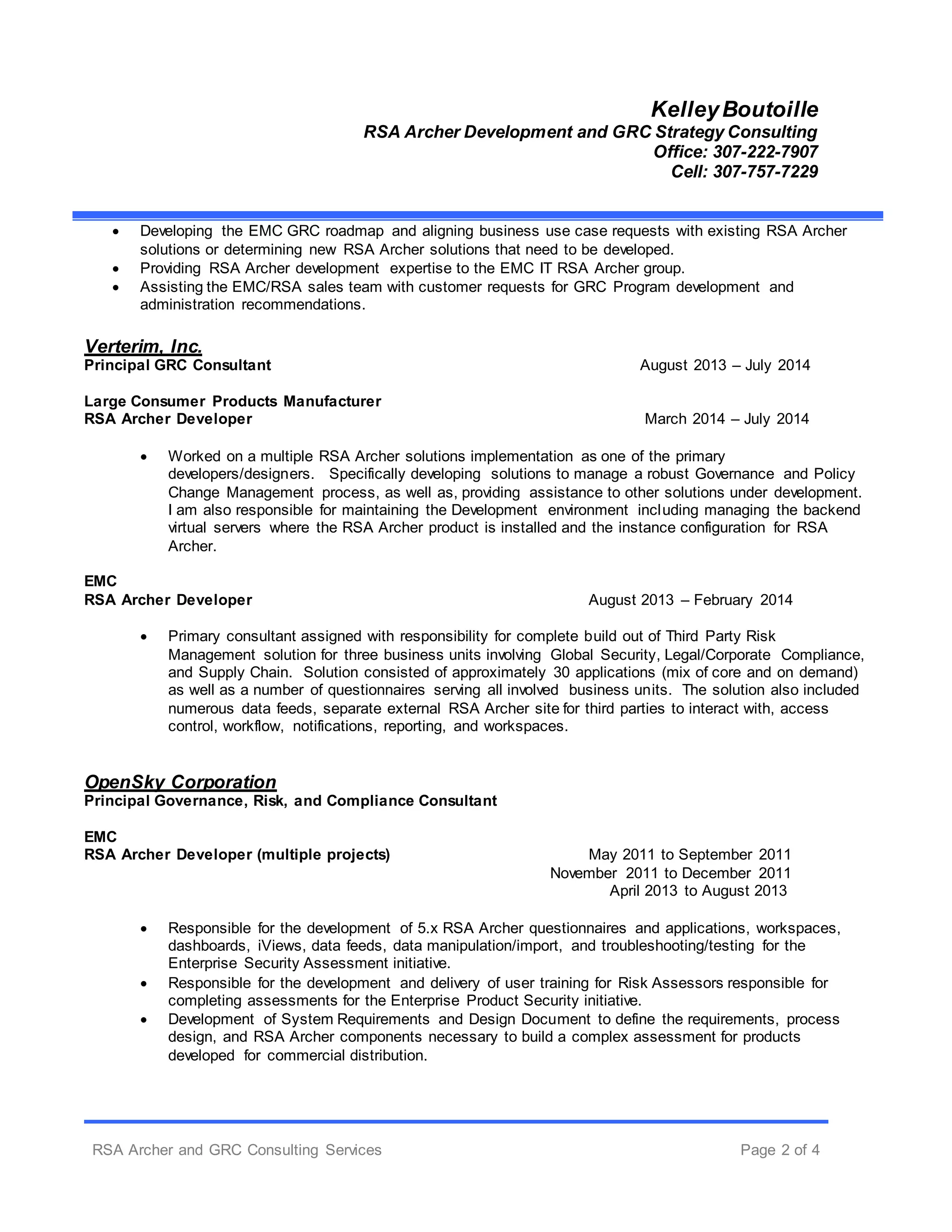 Archer Resource On-Demand - Kelley Boutoille | DOCX