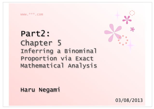 Doing Bayesian Data Analysis Chapter 5 Ppt