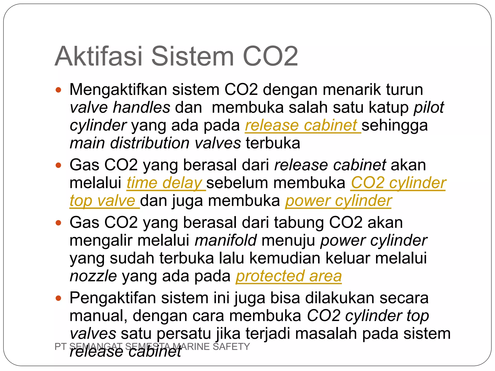 HIGH COMPRESSION CO2 FIRE FIGHTING SYSTEM | PPTX