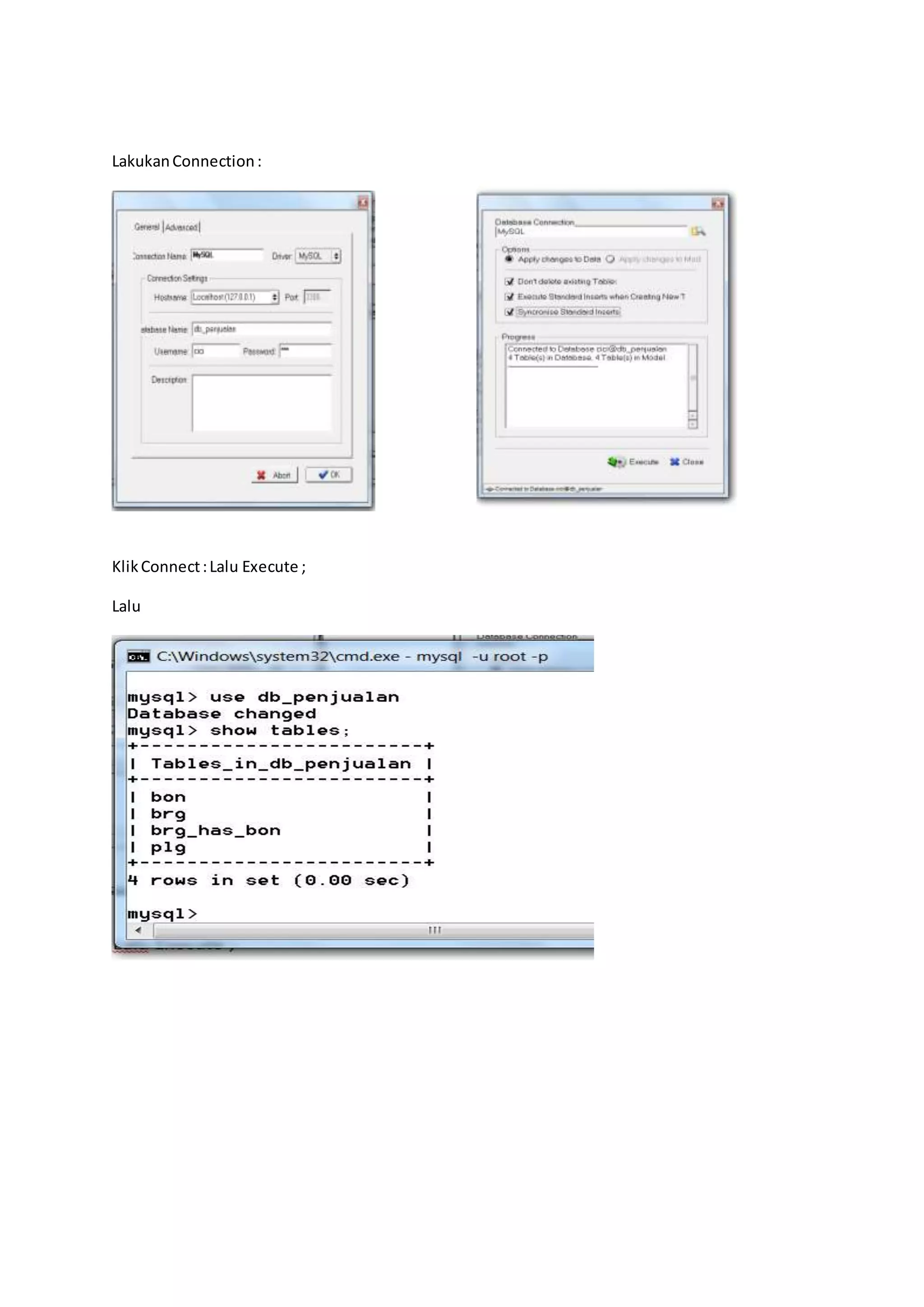 Perancangan Basis data sederhana dengan SQL | DOCX