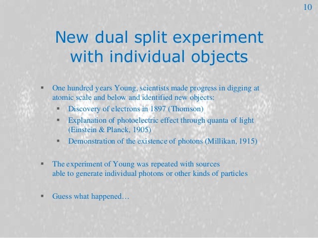 The Double Split Experiment & The Nature Of Reality