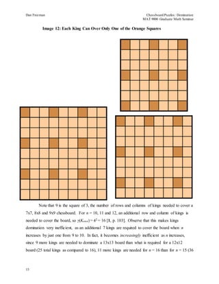 Chessboard Puzzles Part 1 - Domination | DOCX