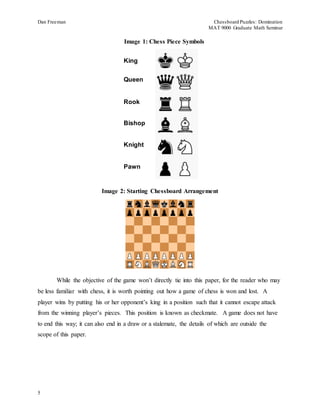 Chessboard Puzzles Part 1 - Domination | DOCX